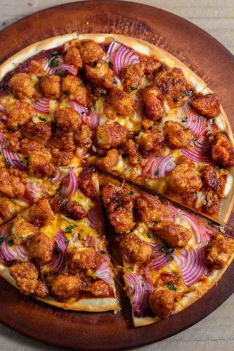Chicken Nugget Pizza - Zona's Lazy Recipes