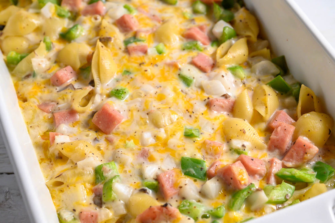 Easy Spam Casserole (8 ingredients, 7 steps) - Zona's Lazy Recipes